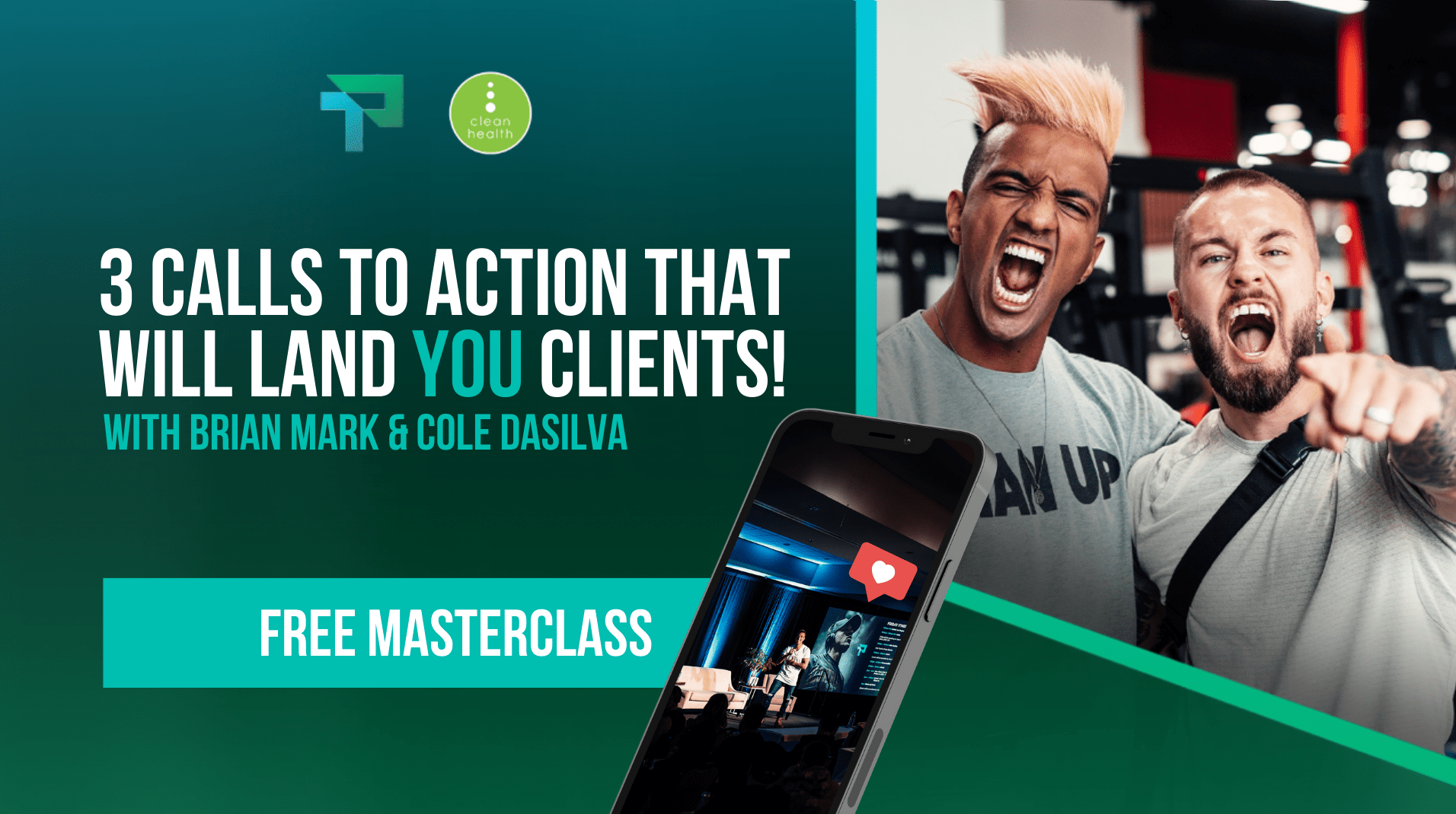 [FREE MASTERCLASS] with Clean Health & PT Domination
